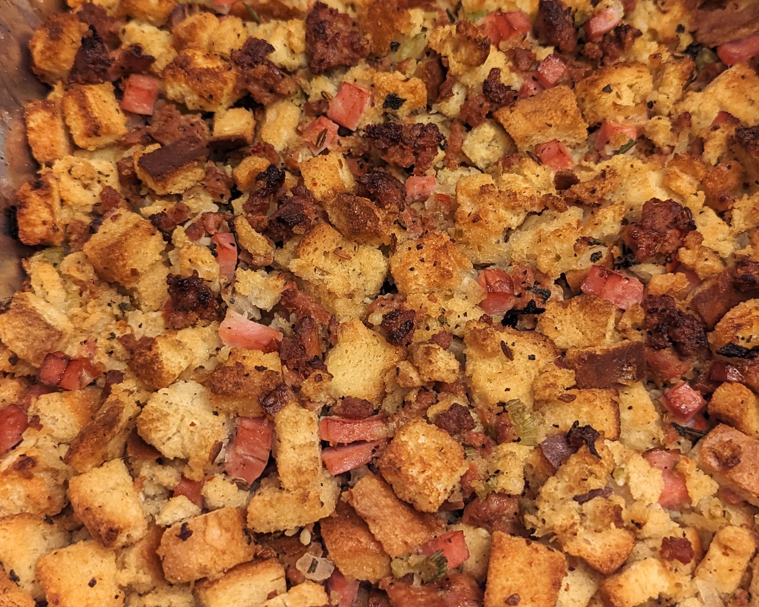 Smoked Christmas Sausage, Ham, and Herb Stuffing Recipe – Barbecues Galore