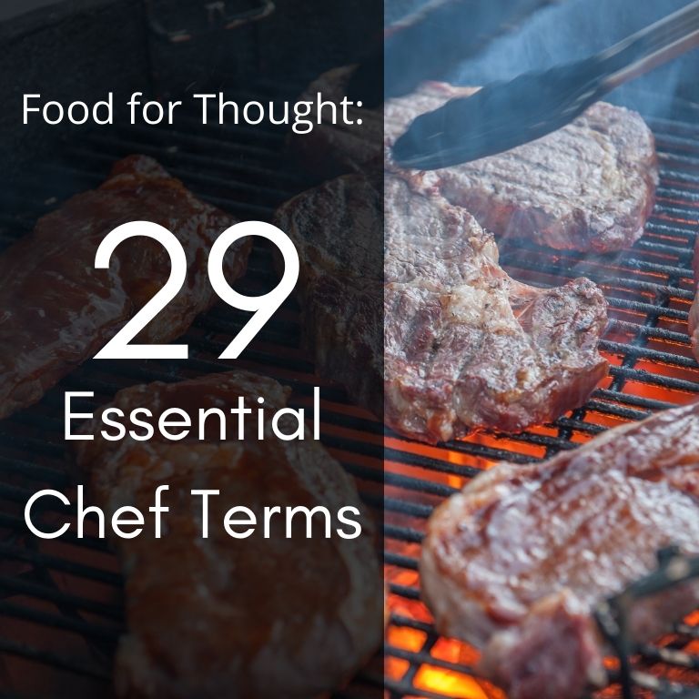 Top 29 Essential Chef Terms – Barbecues Galore