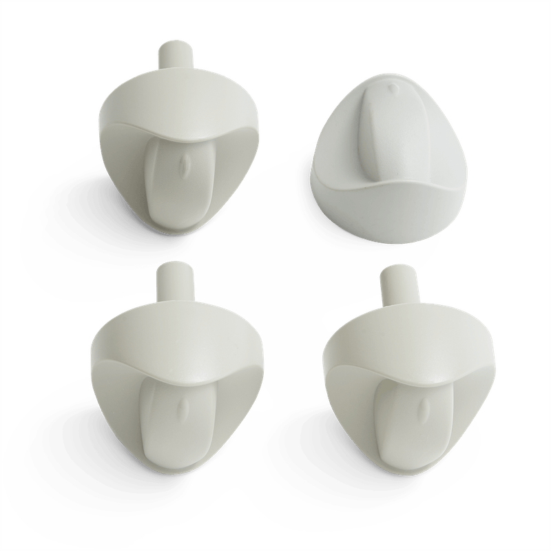 Weber 67677 Knobs - Genesis Silver Silver/Gold C – Barbecues Galore